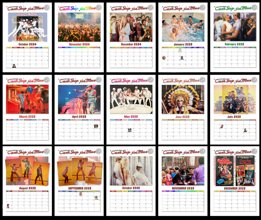 Download your free Can't Stop The Music calendar - Planet Maynard